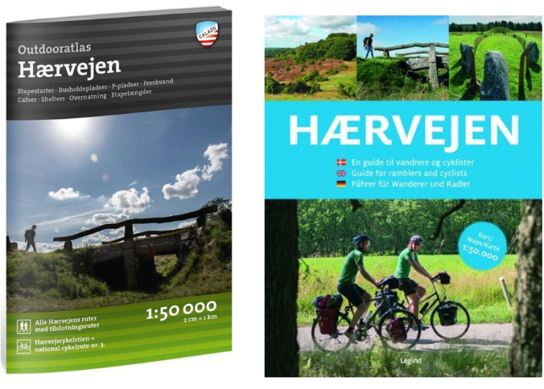 GUIDE Kort over Hærvejen - Frie fodspor