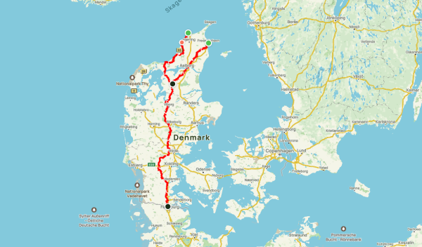 GUIDE Kort over Hærvejen - Frie fodspor
